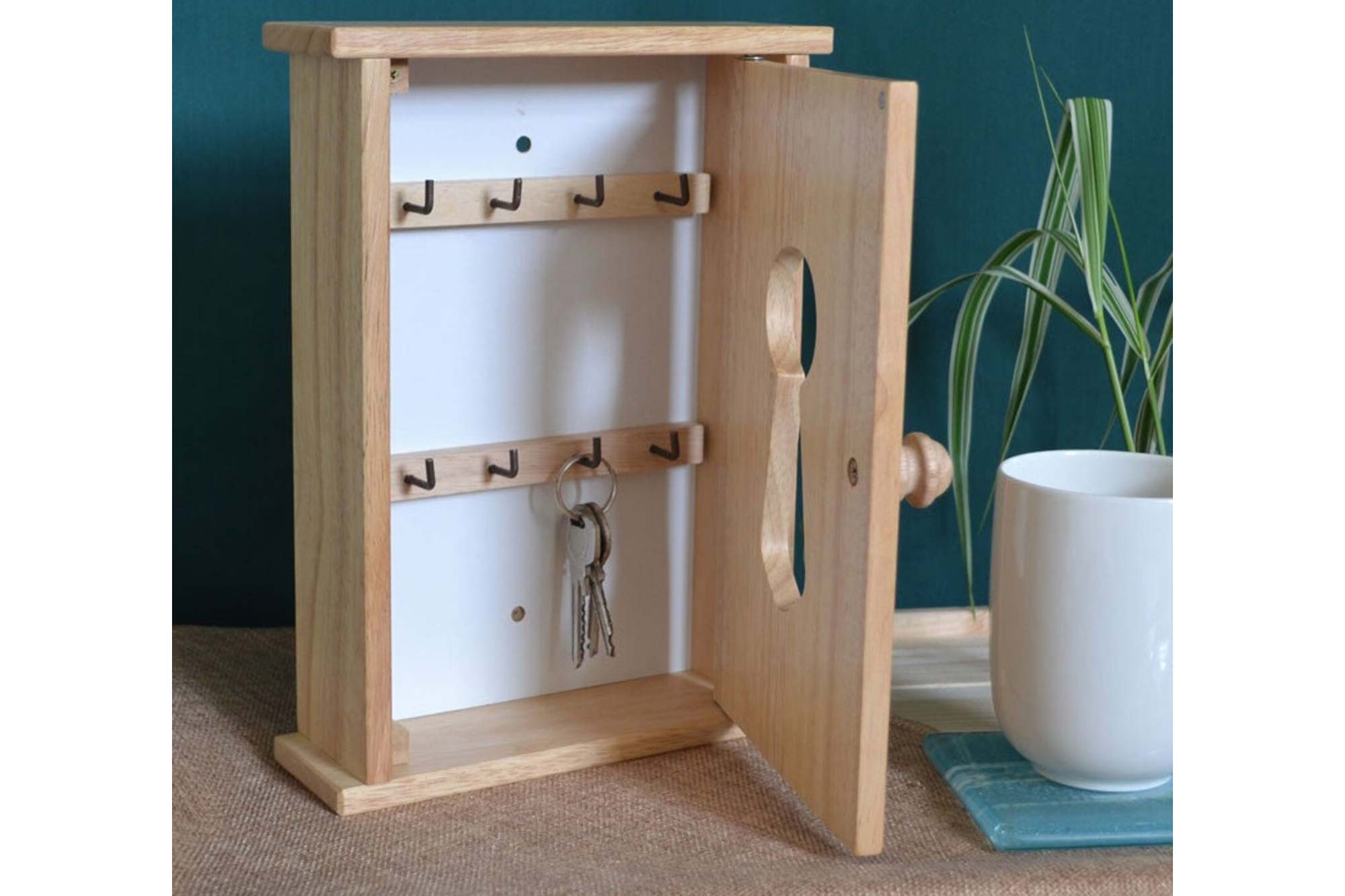 Personalised Wooden Key Holder Box